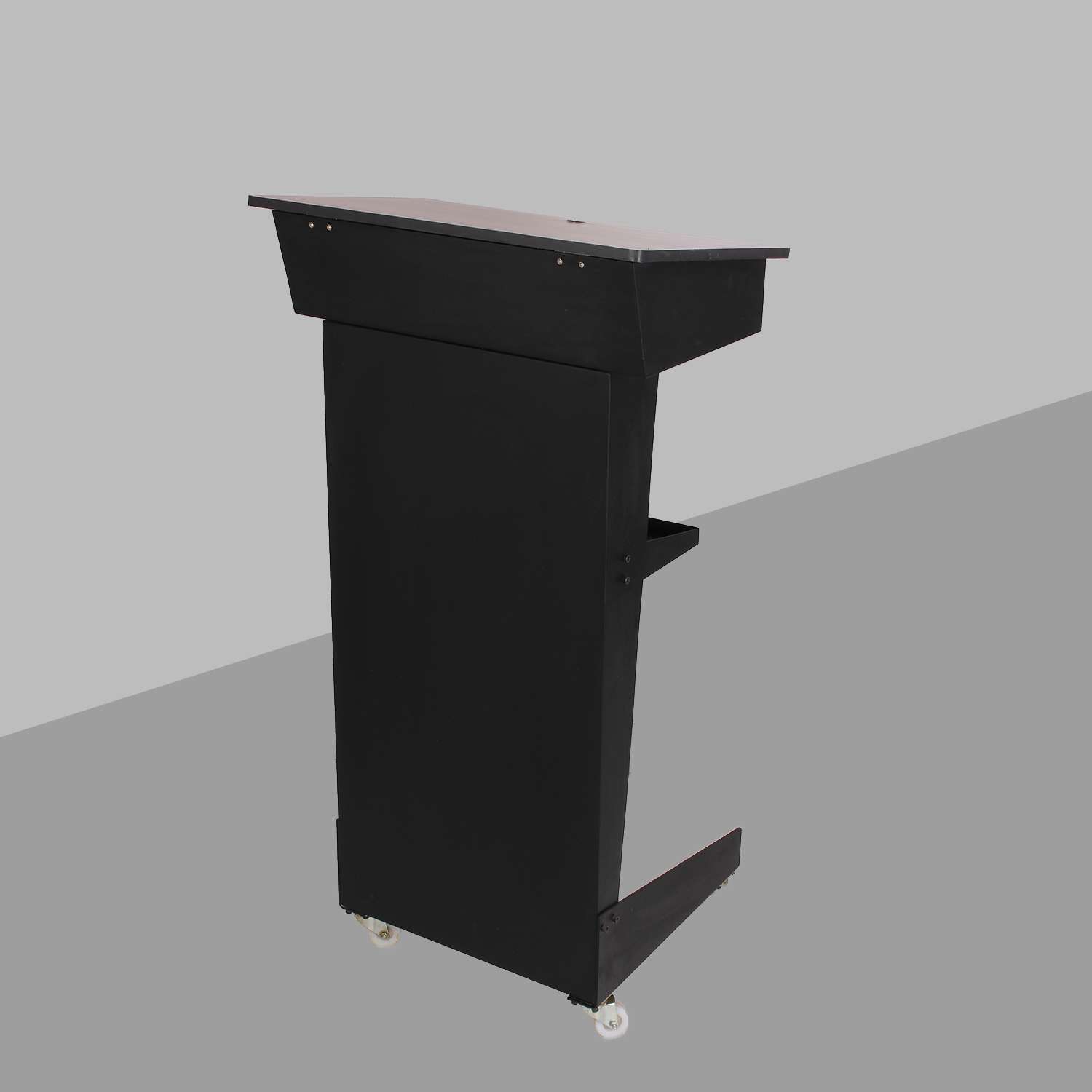 Heavy-Duty Black, Power Coated Podium, Lectern (Lecture Stand) with ...